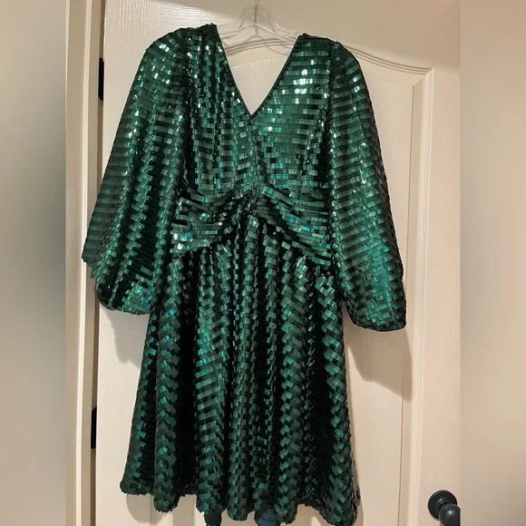 Alden Adair | Dresses | Alden Adair Cher Hunter Tinsel Mini Dress Nwt ...